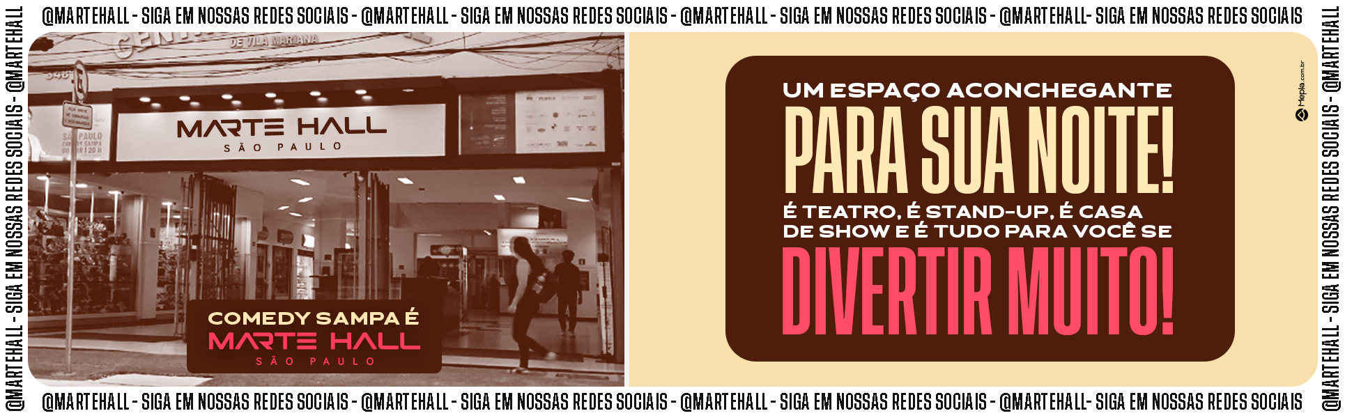 Marte Hall – O palco do humor, teatro, shows e eventos inesquecíveis!